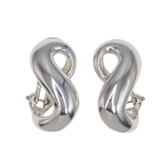 Tiffany & Co. | Jewelry | Pre Loved Tiffany Co Infinity Clip Earrings ...